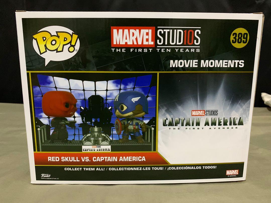 Marvel Funko POP Red Skull vs. Captain America Movie Moment (Marvel ...