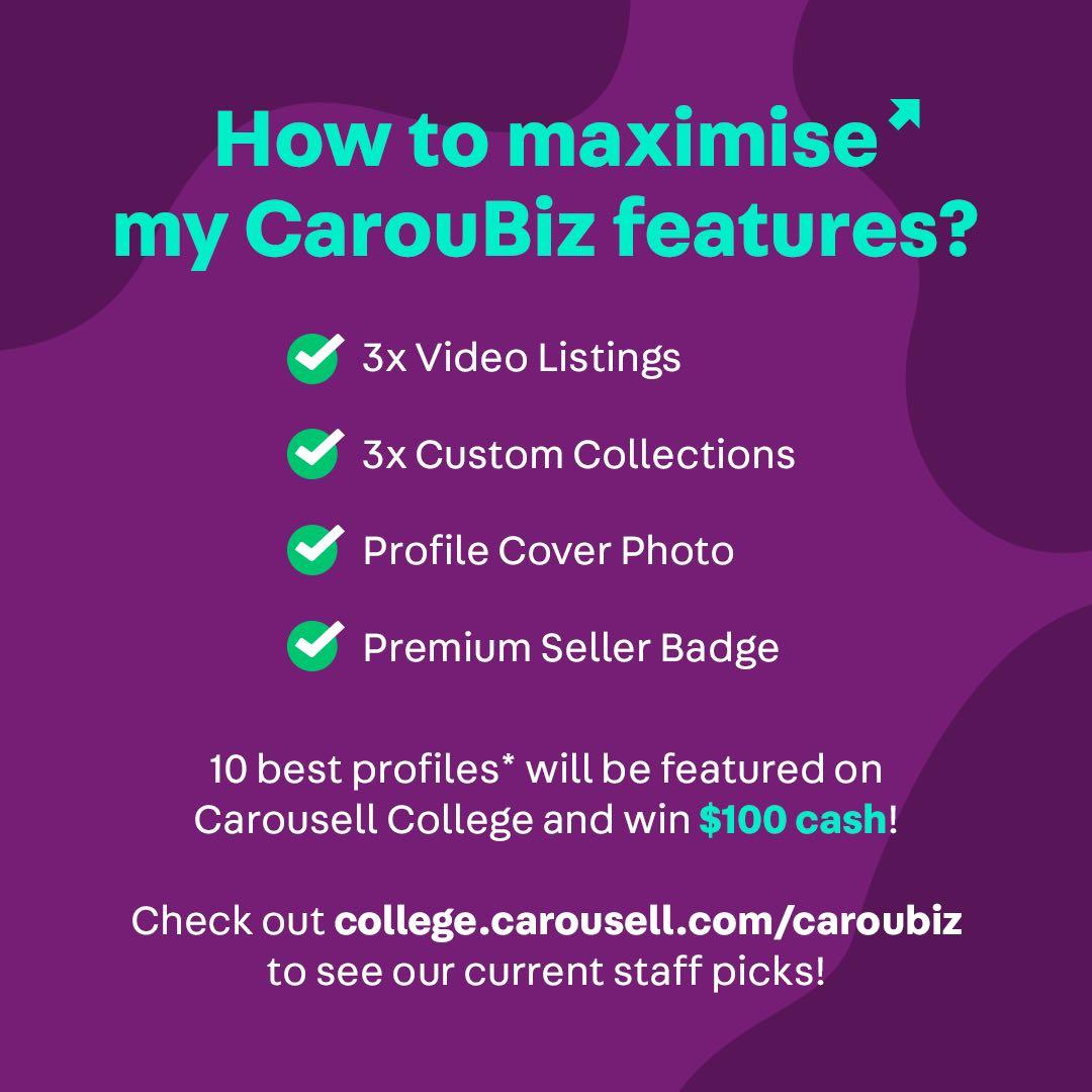 Maximise your CarouBiz Subscription. Utilise all all your features and stand to win $100 cash ...