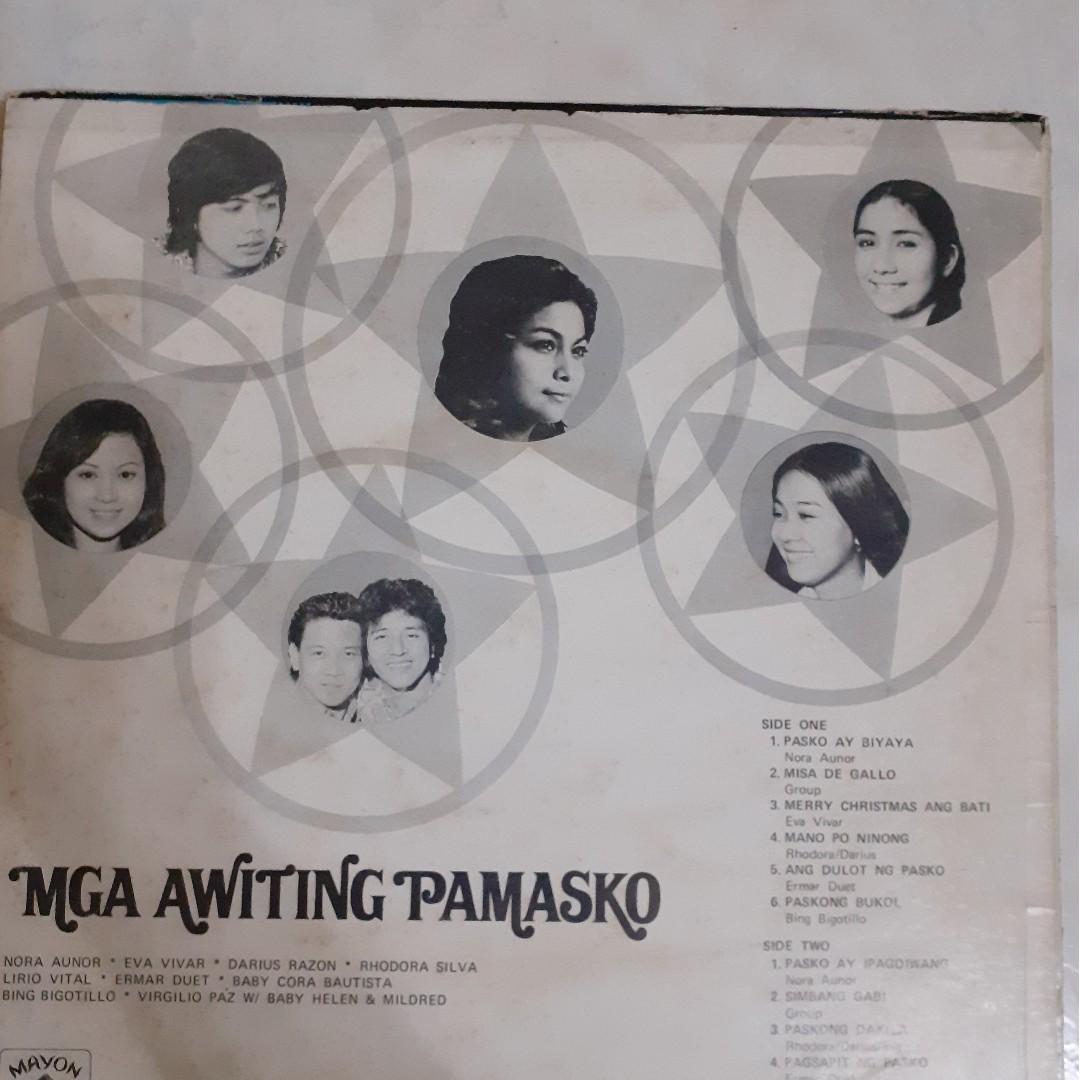 Mga Awiting Pamasko - Plaka, Hobbies & Toys, Music & Media, Music ...