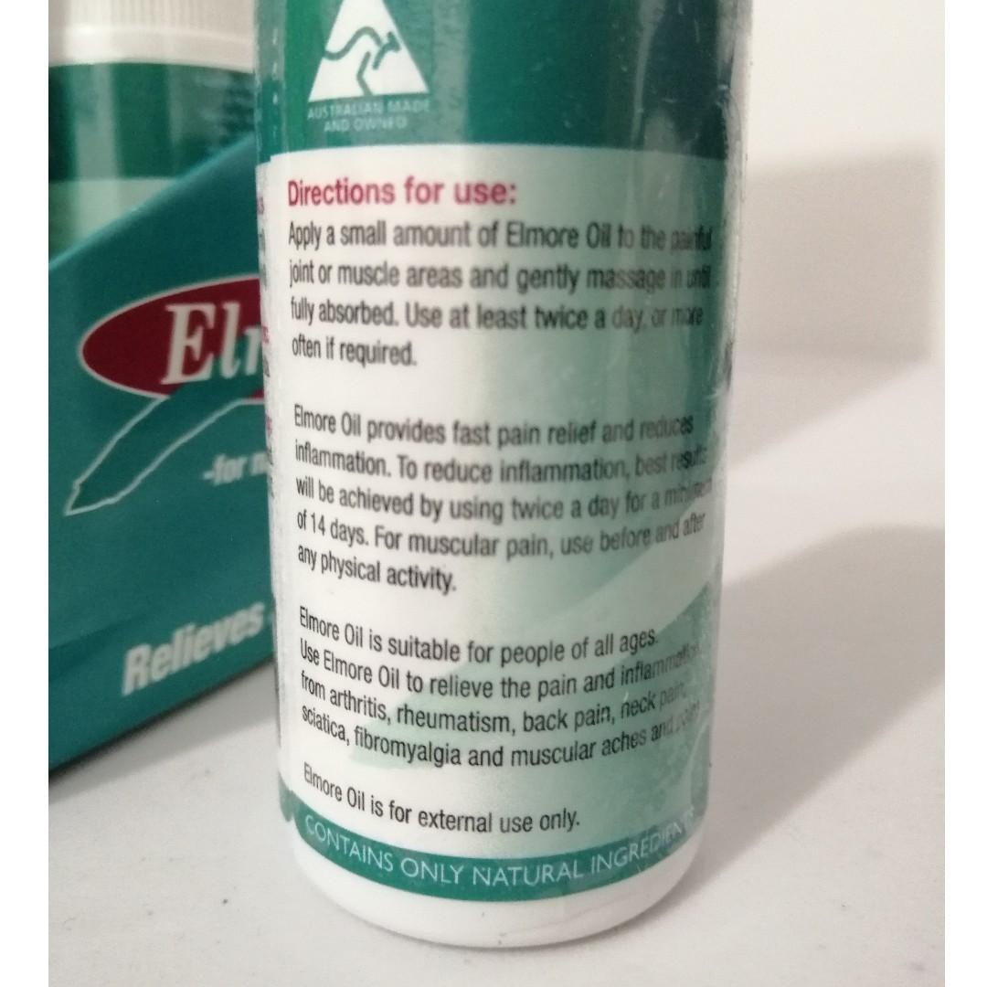 Natural Pain Relief ELMORE OIL, Beauty & Personal Care, Face, Face Care ...