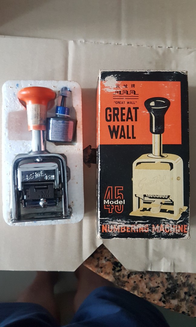 Old numbering nachine, Hobbies & Toys, Memorabilia & Collectibles ...