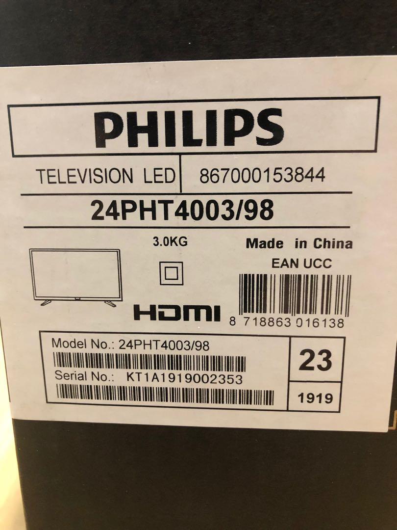 Philips 24 inch TV LED, TV & Home Appliances, TV & Entertainment, TV ...