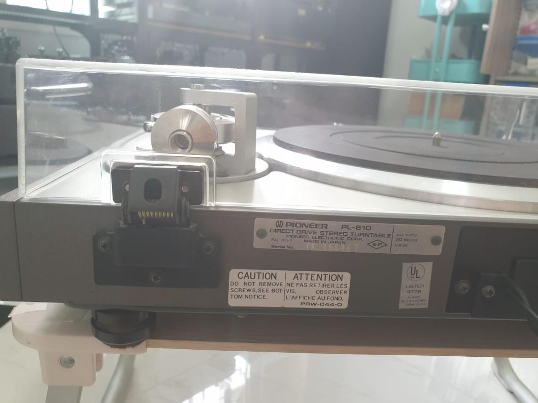 Pioneer PL610 turntable, Audio, Other Audio Equipment on Carousell