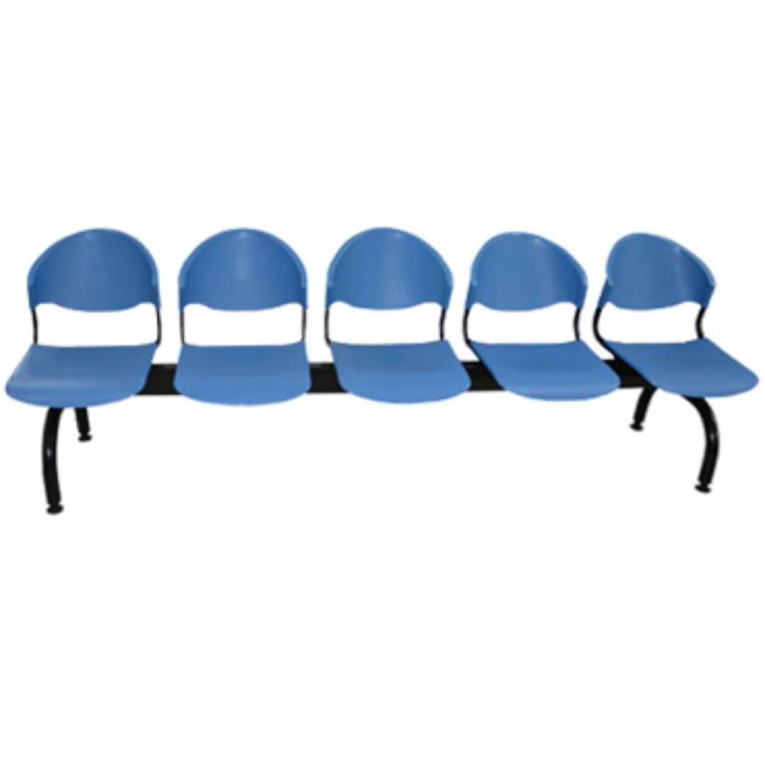 Plastic Gang chair ( Metal Frame ) PARTITION, Furniture & Home Living ...