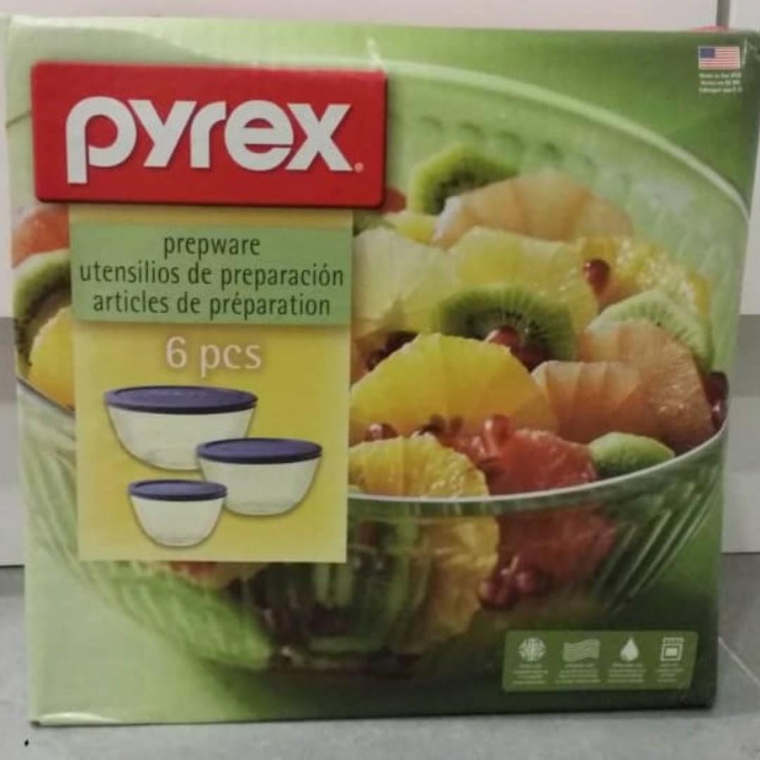 Pyrex®6-Piece Sculpted Prepware, Furniture & Home Living, Kitchenware ...
