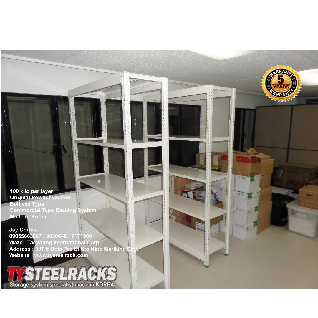 Steel rack boltless type high quality made in korea, Furniture & Home ...