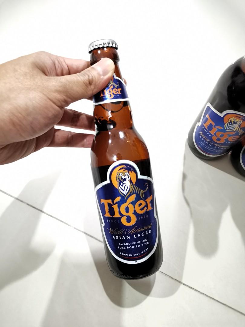 Tiger Beer - Lager 330ml x 4, Food & Drinks, Alcoholic Beverages on ...