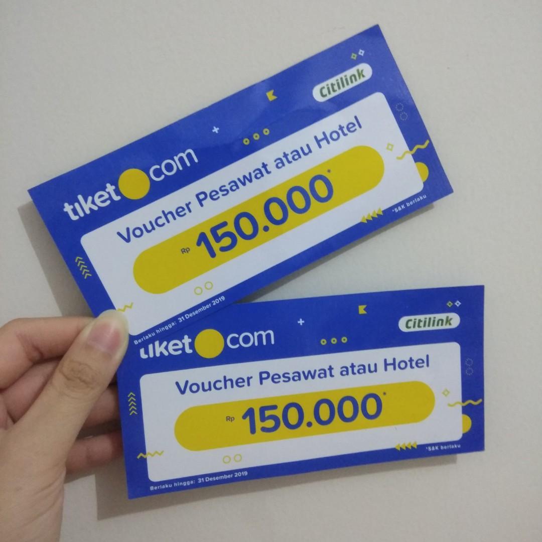 tiket.com ticket.com voucher pesawat hotel, Tiket & Voucher, Kartu ...