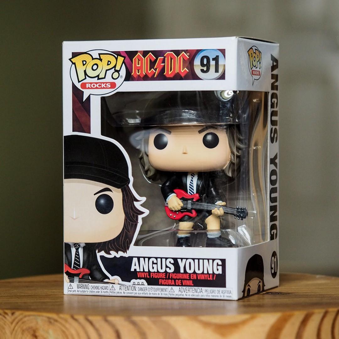 Angus Young (Funko Pop Rocks #91), Hobbies & Toys, Toys & Games on ...