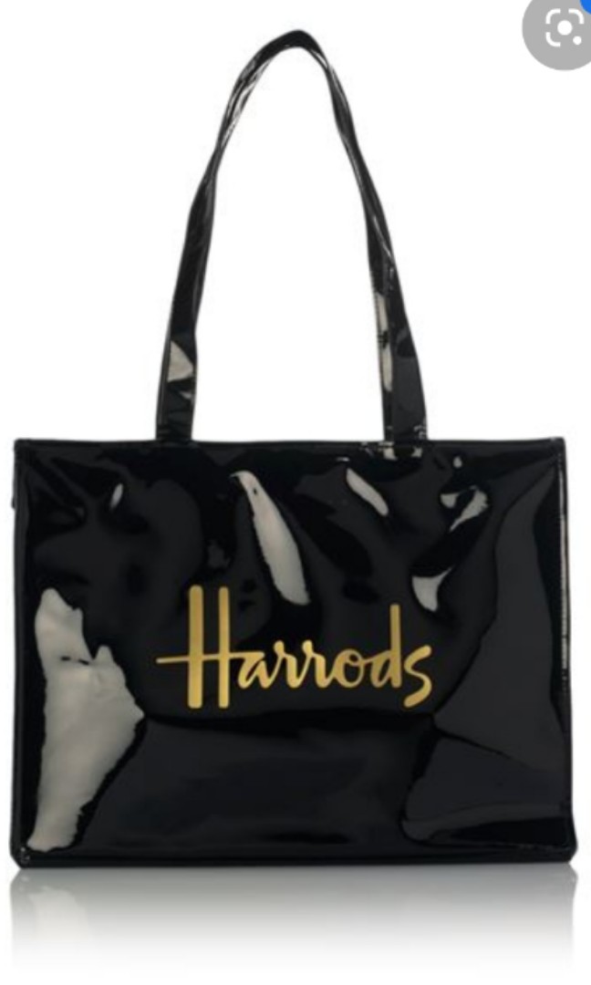 Authentic Harrods Signature Logo tote bag, Women's Fashion, Bags ...