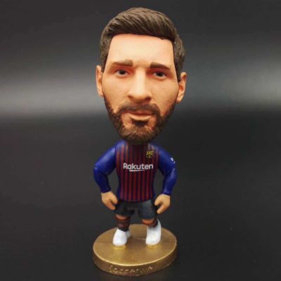 Barcelona Lionel Messi Football Figurine Toy Soccerwe Kodoto, Hobbies ...
