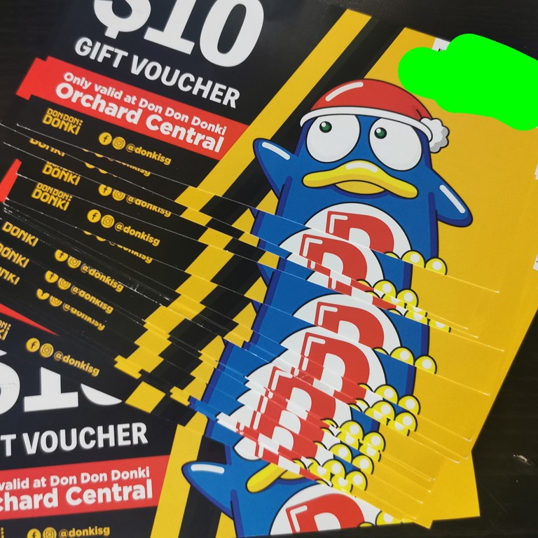 Don Don Donki Gift Voucher (20 X $10), Everything Else on Carousell
