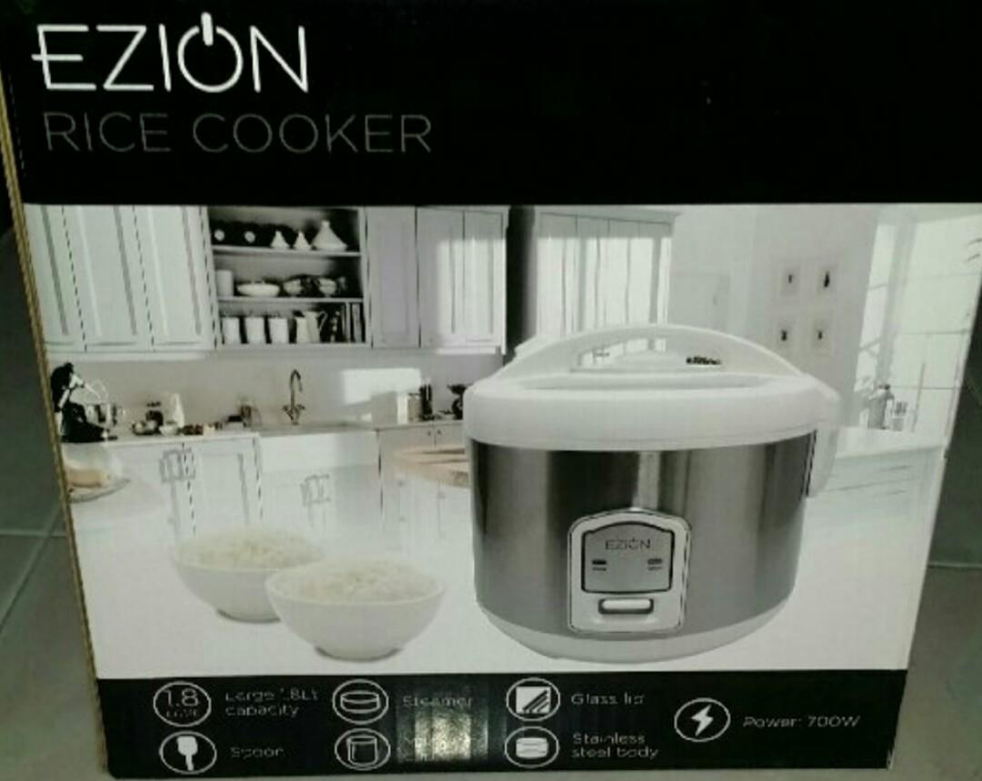 Ezion Rice Cooker 1.8L, TV & Home Appliances, Kitchen Appliances, Cookers on Carousell