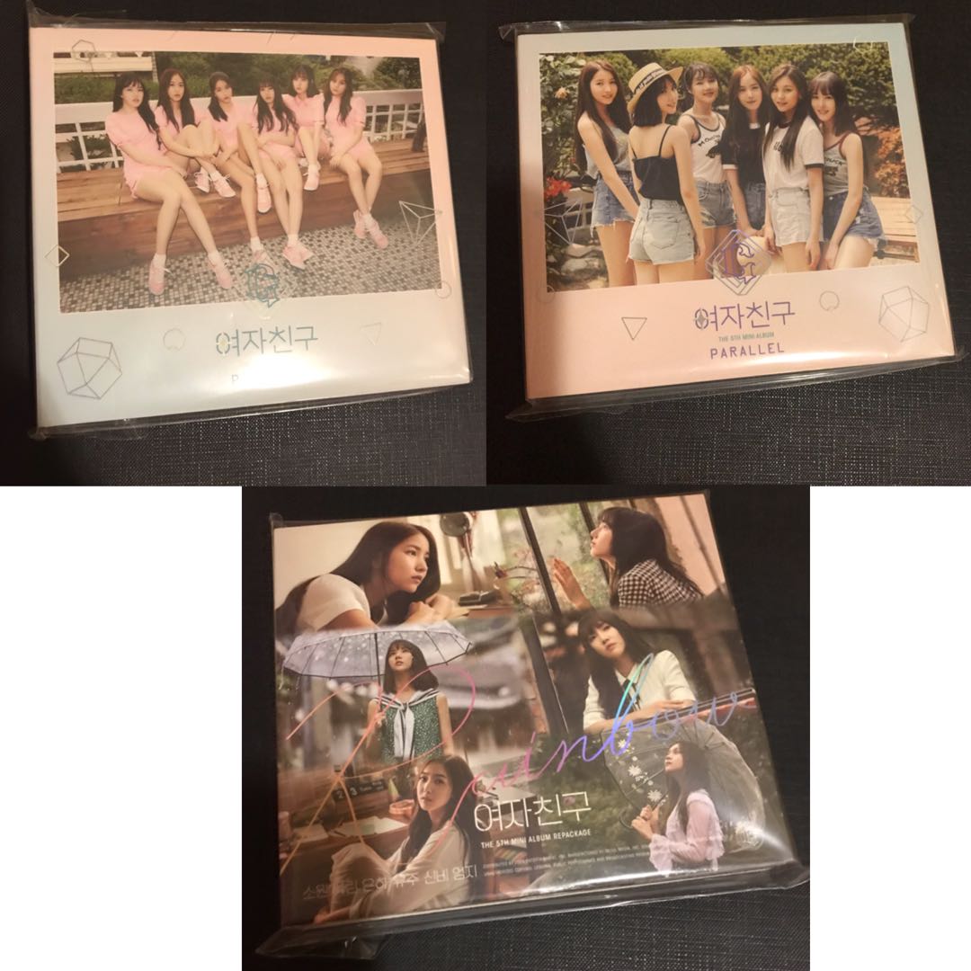 Gfriend Parallel 迷五 Rainbow 淨專 CD 專輯, 興趣及遊戲, 收藏品及紀念品, 明星周邊 - Carousell