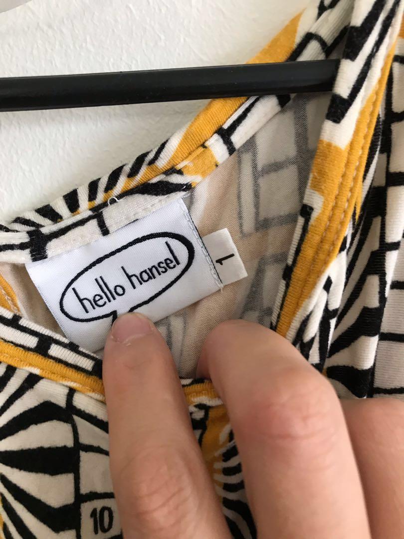 Hello Hansel HDB dress - yellow version, Women's Fashion, Tops ...