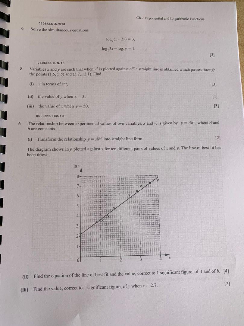 Igcse Additional Mathematics Maths Past Questions Hobbies And Toys