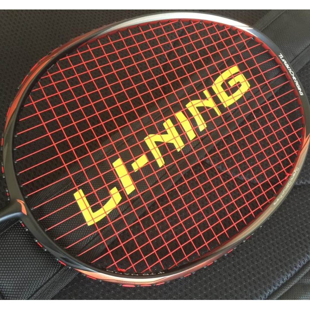 Li Ning Turbocharging 75C (TC 75 Combat) pro badminton racquet, Sports ...