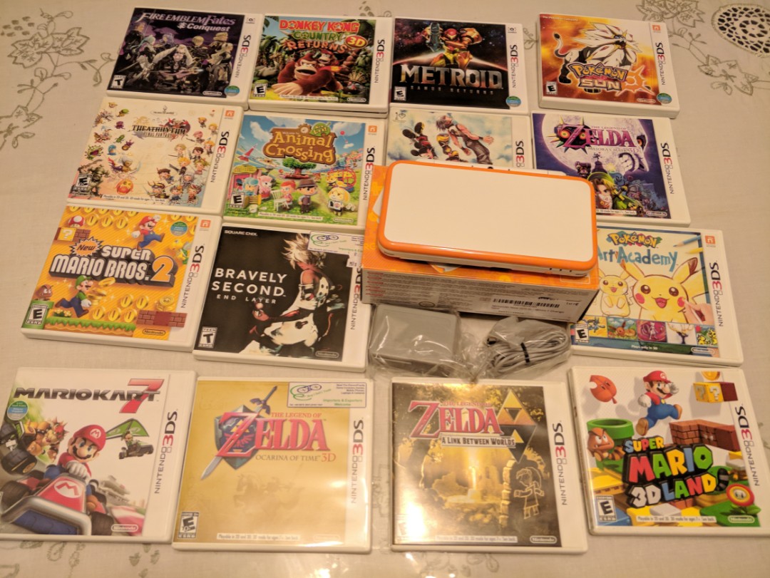 Ligghtly used New Nintendo 2DS XL with many games (best of collection ...