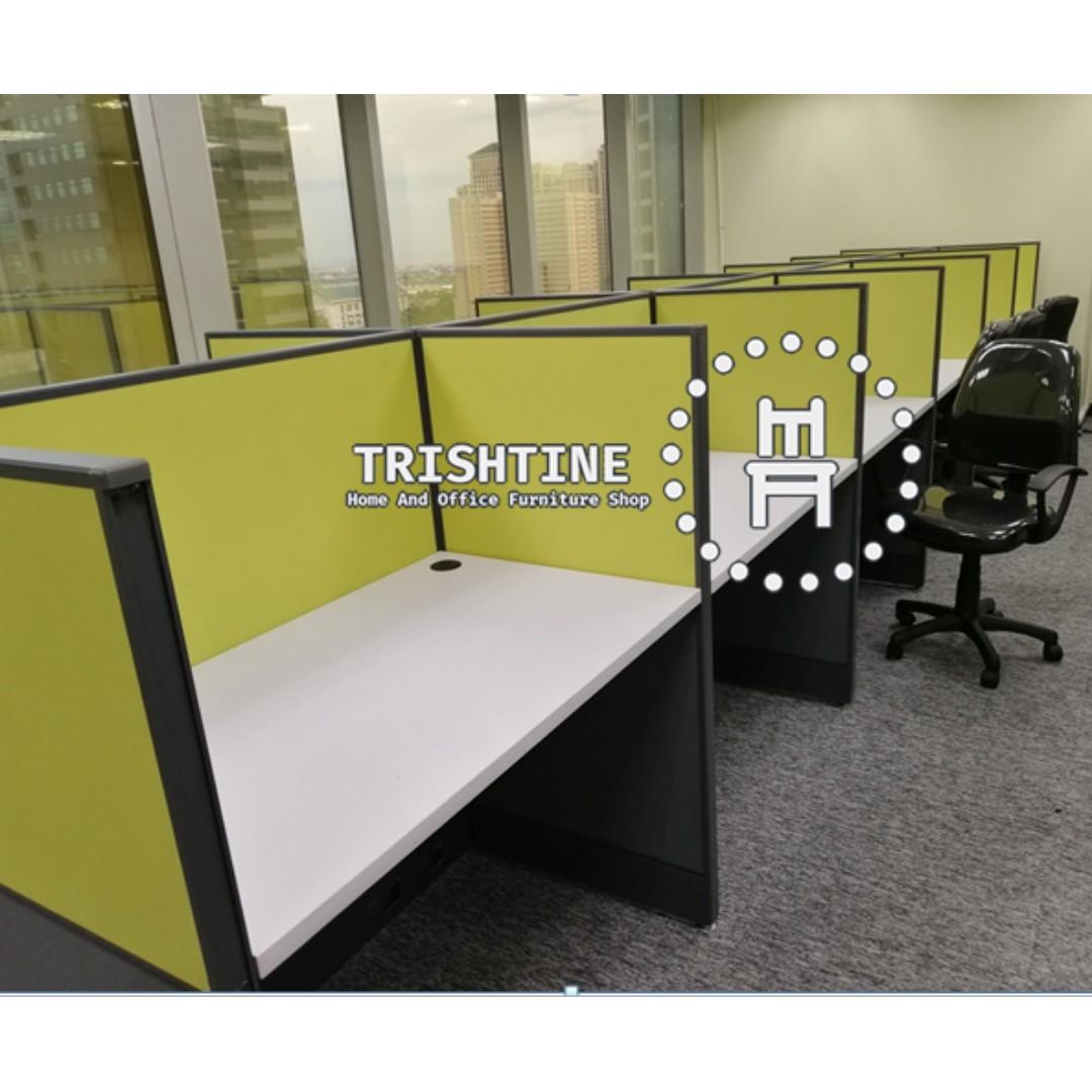 office workstations cubicle modular partition divider, Furniture & Home ...