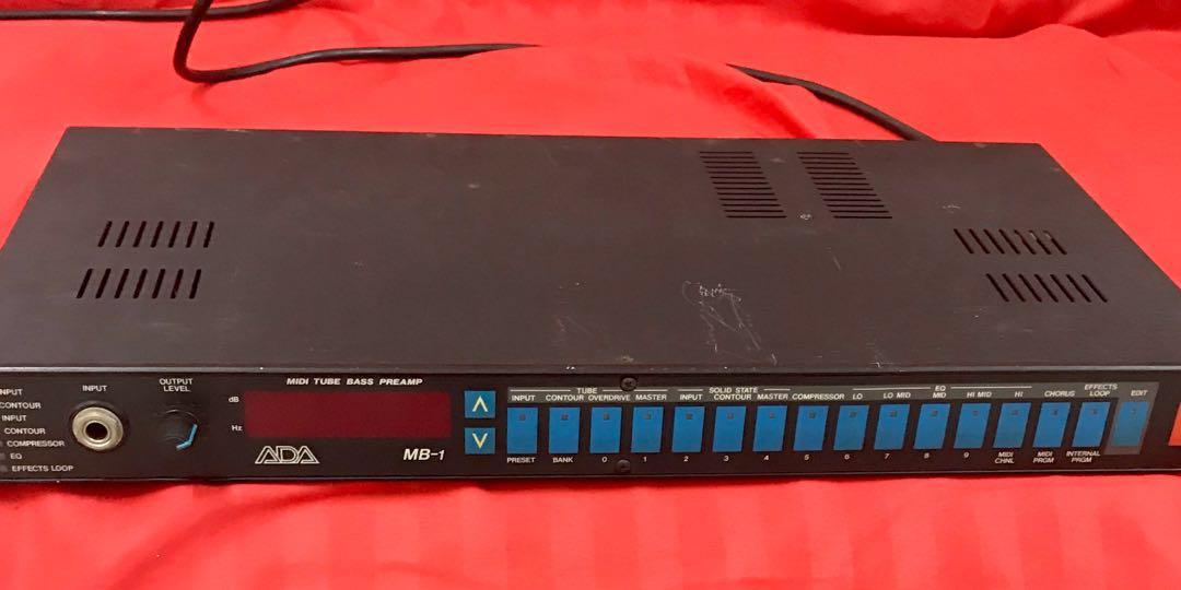 Rare ADA MB-1 MIDI TUBE BASS PREAMP, Music & Media, Music Instruments ...