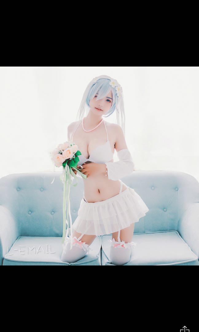 Rem Wedding Lingerie cosplay, Hobbies & Toys, Stationery & Craft, Occasions & Party Supplies on ...