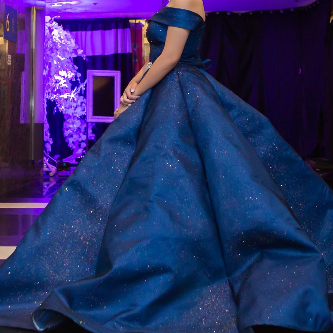 Royal Blue Debut Gown, Women's Fashion, Dresses & Sets, Evening dresses ...
