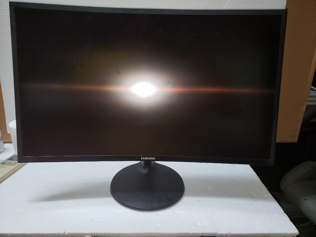 Samsung LC27F390 27吋 27inch 曲面電腦顯示器 Curved Monitor, 家庭電器, 電視 & 其他娛樂, 電視 ...