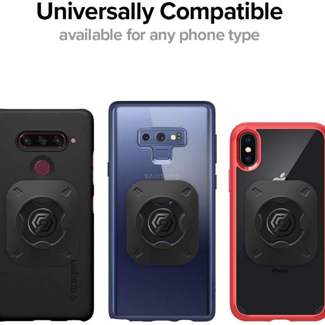 Spigen Gearlock AU100 Universal Bike Mount Adapter, Mobile Phones ...