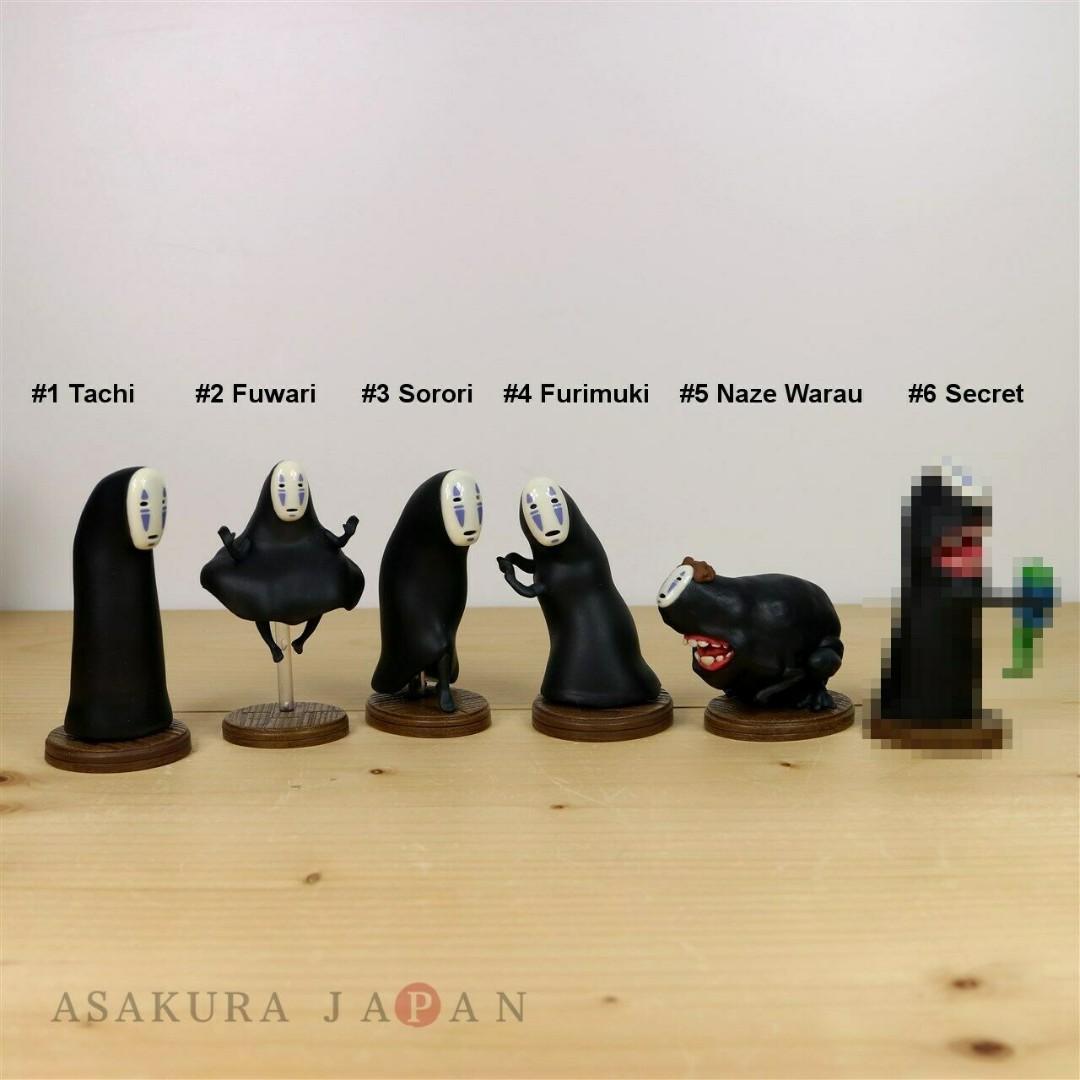 Studio Ghibli Spirited Away Figure Collection No face Kaonashi Complete Set, Hobbies & Toys ...