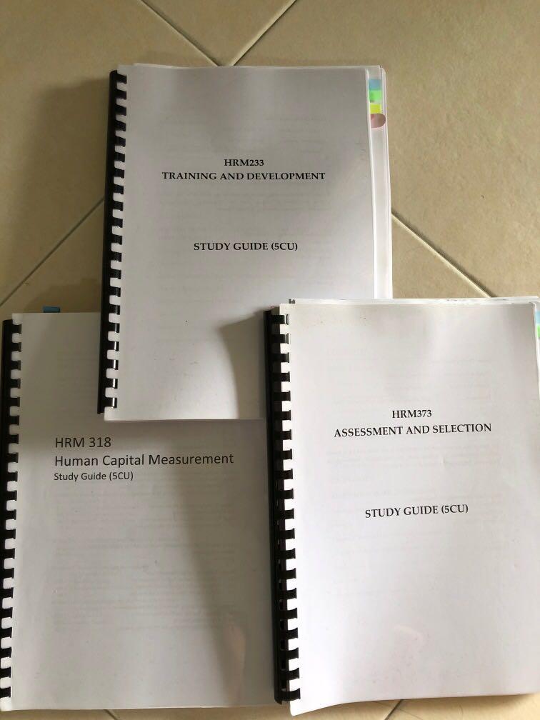 SUSS HRM Study Guides, Hobbies & Toys, Books & Magazines, Assessment ...