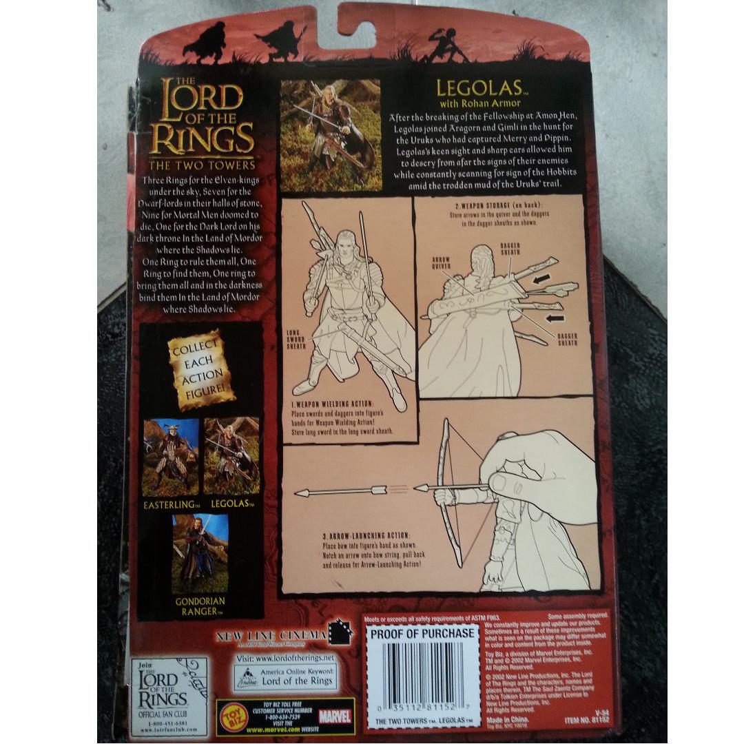 Toy Biz Legolas Figurine from Lord Of The Rings: The Two Towers in ...