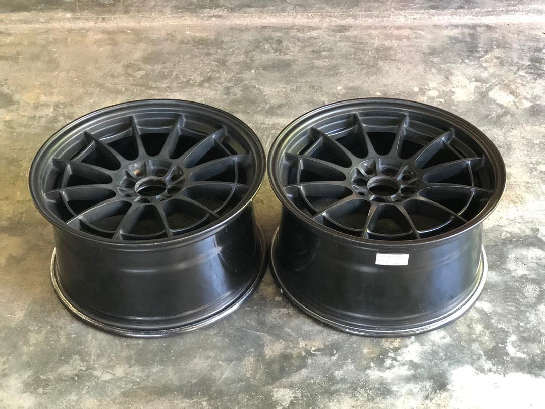Used Enkei NT03 17 inch x2pcs rim vios city jazz myvi alza wira saga ...