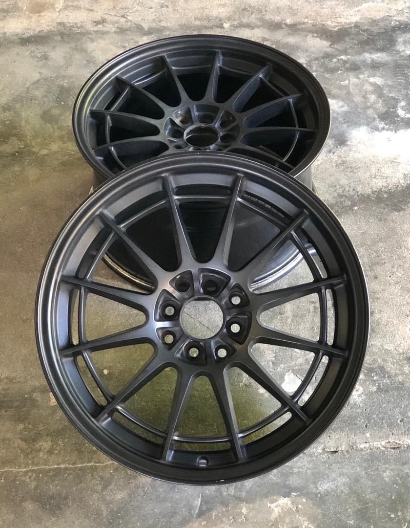 Used Enkei NT03 17 inch x2pcs rim vios city jazz myvi alza wira saga ...