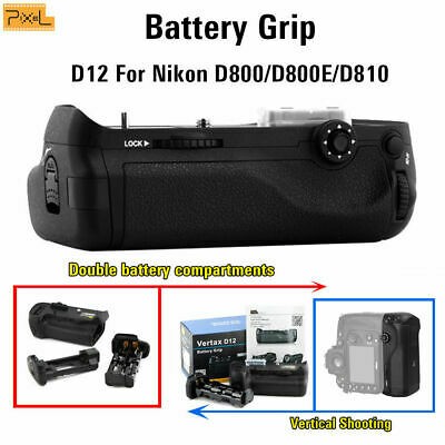 Vertex D12 Battery Grip for Nikon D800/D800E/D810, Photography, Cameras ...