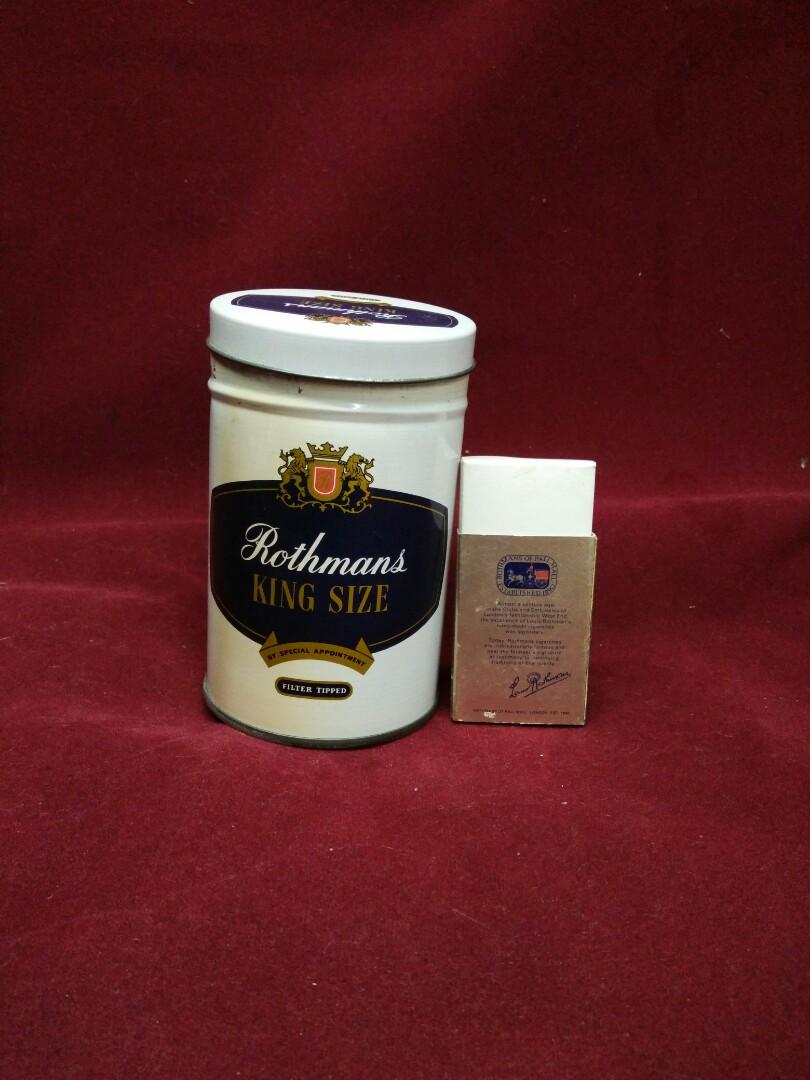 VINTAGE ROTHMANS CIGARETTE, TIN ROKOK & MANCIS, Hobbies & Toys ...