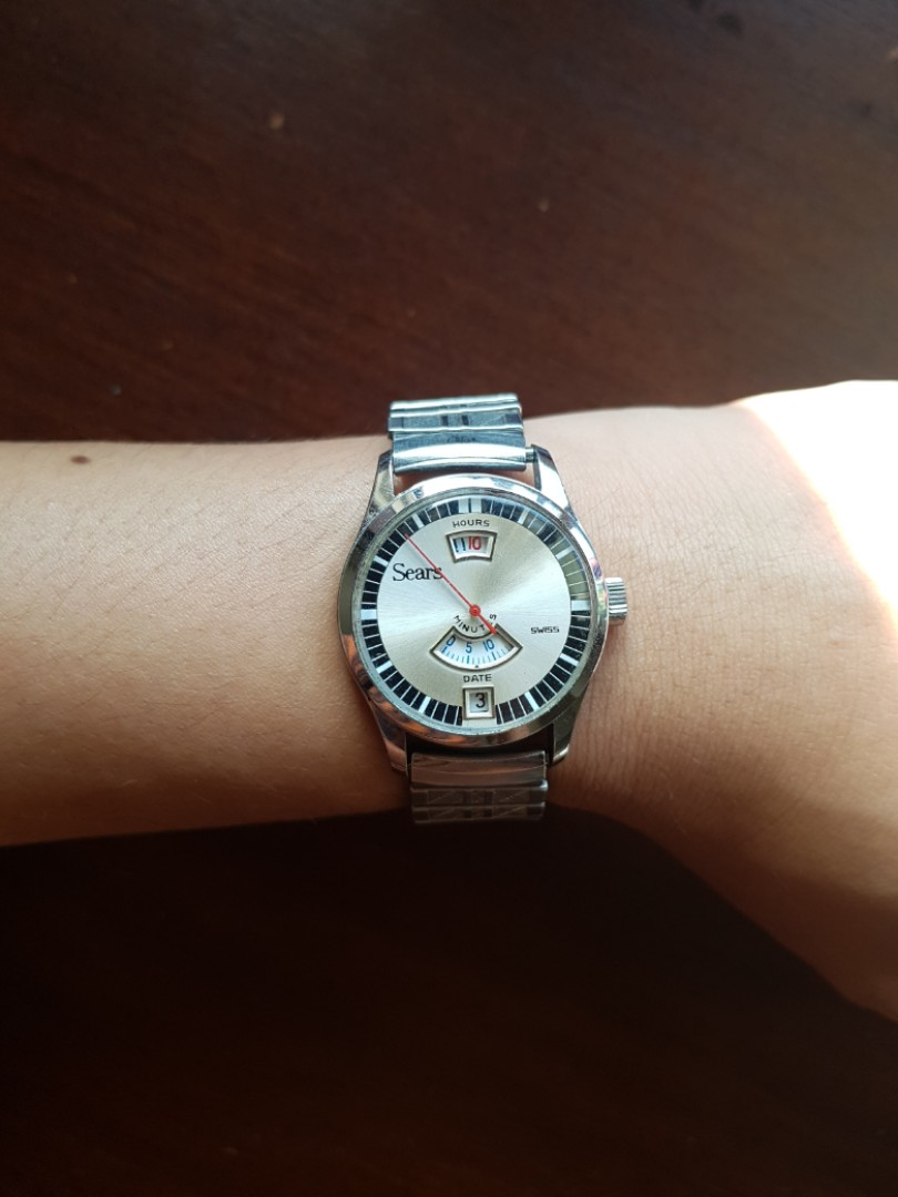 Vintage Sears Watch, Luxury, Watches on Carousell