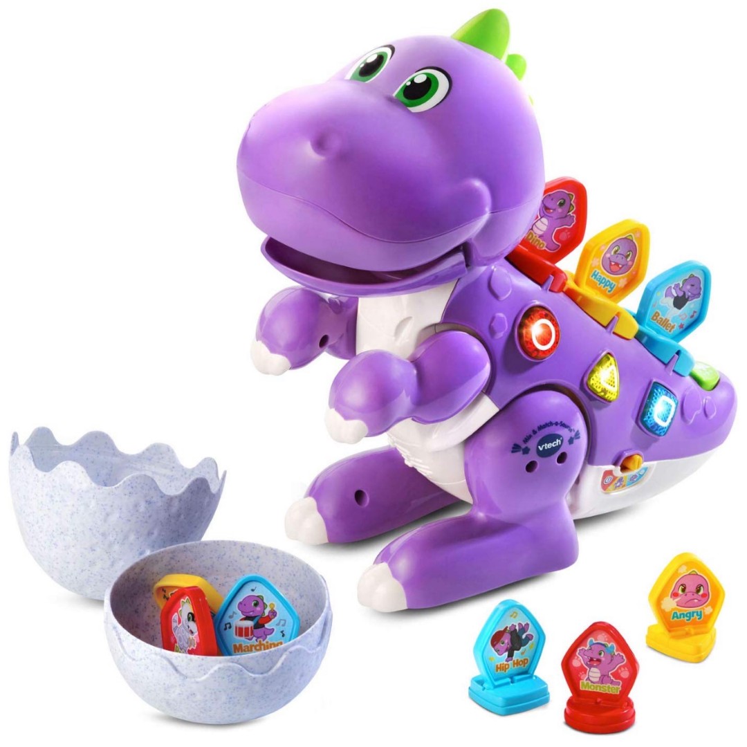 Vtech Mix & Match-a-Saurus Purple, Hobbies & Toys, Toys & Games on ...