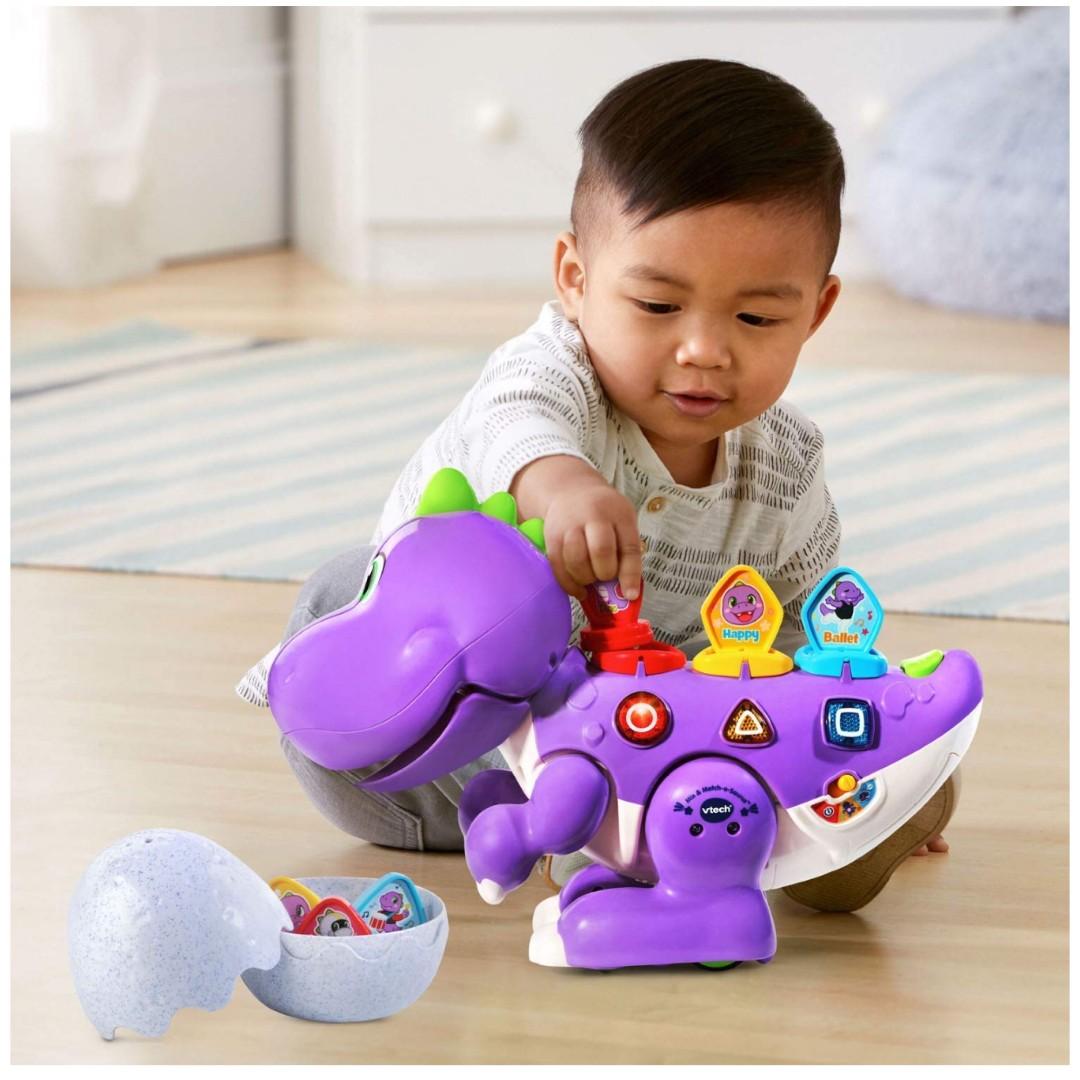 Vtech Mix & Match-a-Saurus Purple, Hobbies & Toys, Toys & Games on ...