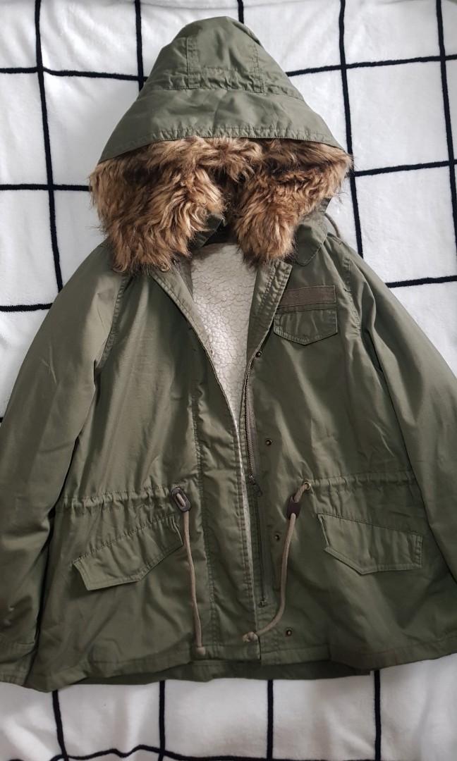 Thermal Coatjacket Militaryarmy Green Womens Fashion Coats