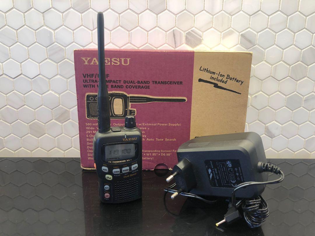 YAESU VX-1R VHF/UHF radio, 音響器材, 音樂播放裝置 MP3及CD Player - Carousell