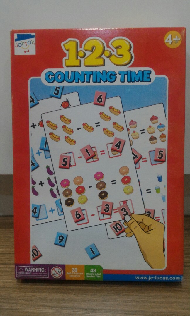 1-2-3 Counting Game by JoyToy, Hobbies & Toys, Toys & Games on Carousell