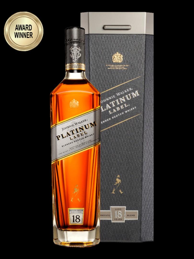 Johnnie Walker Platinum 18 Years Old (1L), Food & Drinks, Alcoholic ...