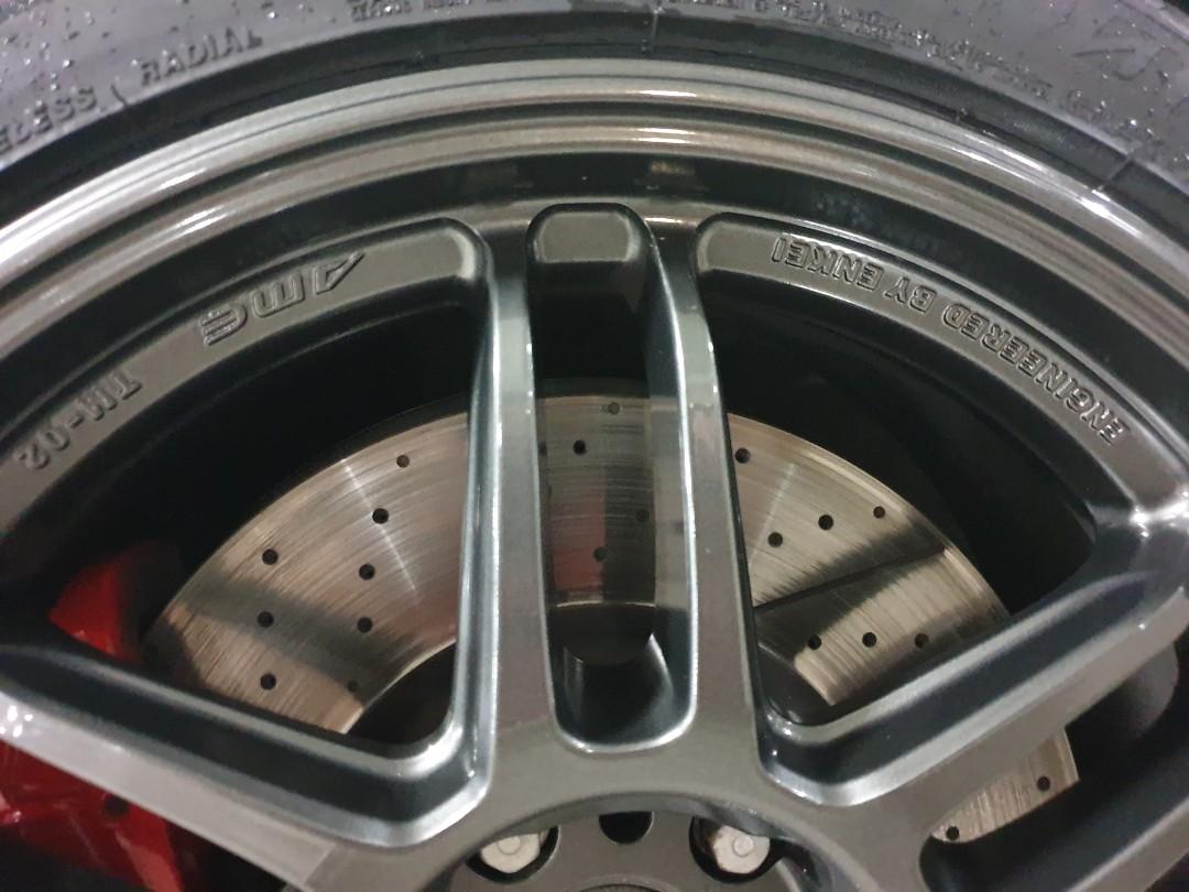 5×112 18" AME Tracer tm02, Car Accessories, Tyres & Rims on Carousell