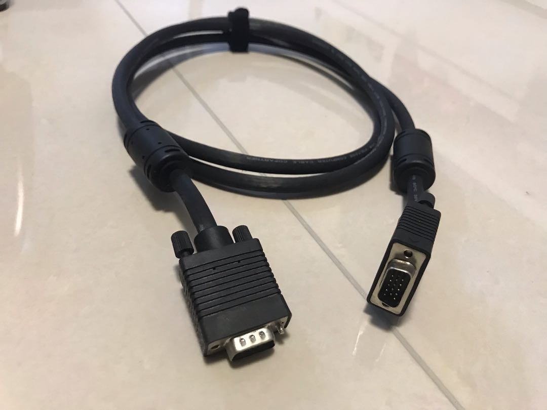 VGA cable, Computers & Tech, Parts & Accessories, Cables & Adaptors on ...