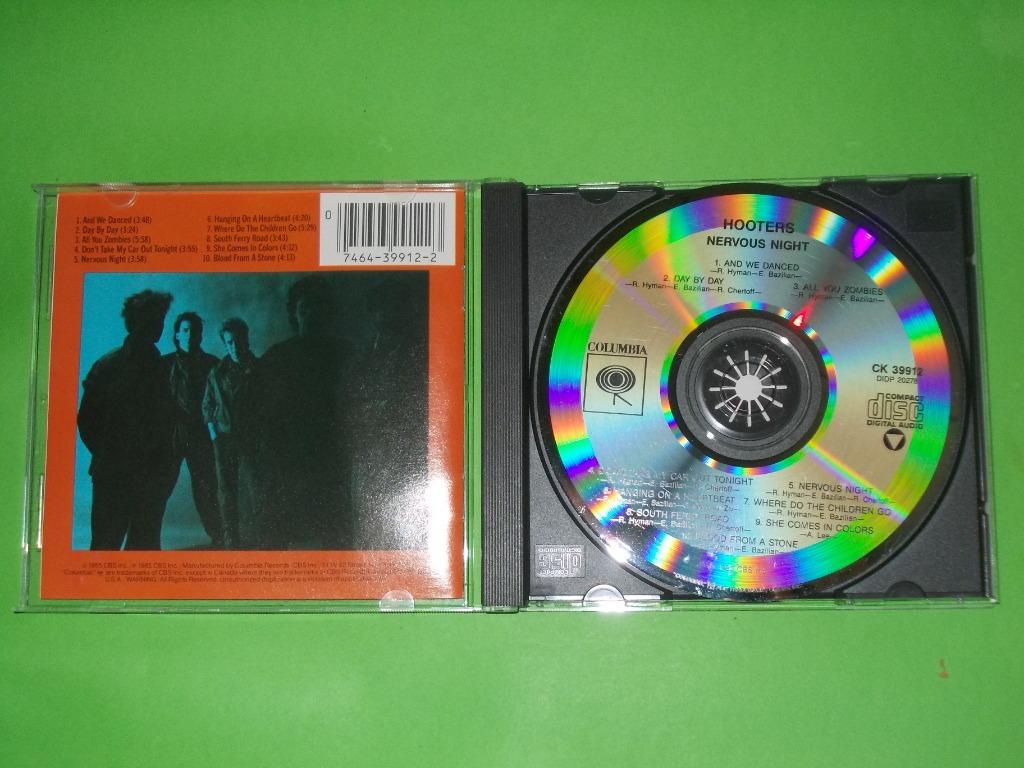 CD THE HOOTERS : NERVOUS NIGHT ALBUM NEW WAVE CLASSIC ROCK, Hobbies ...