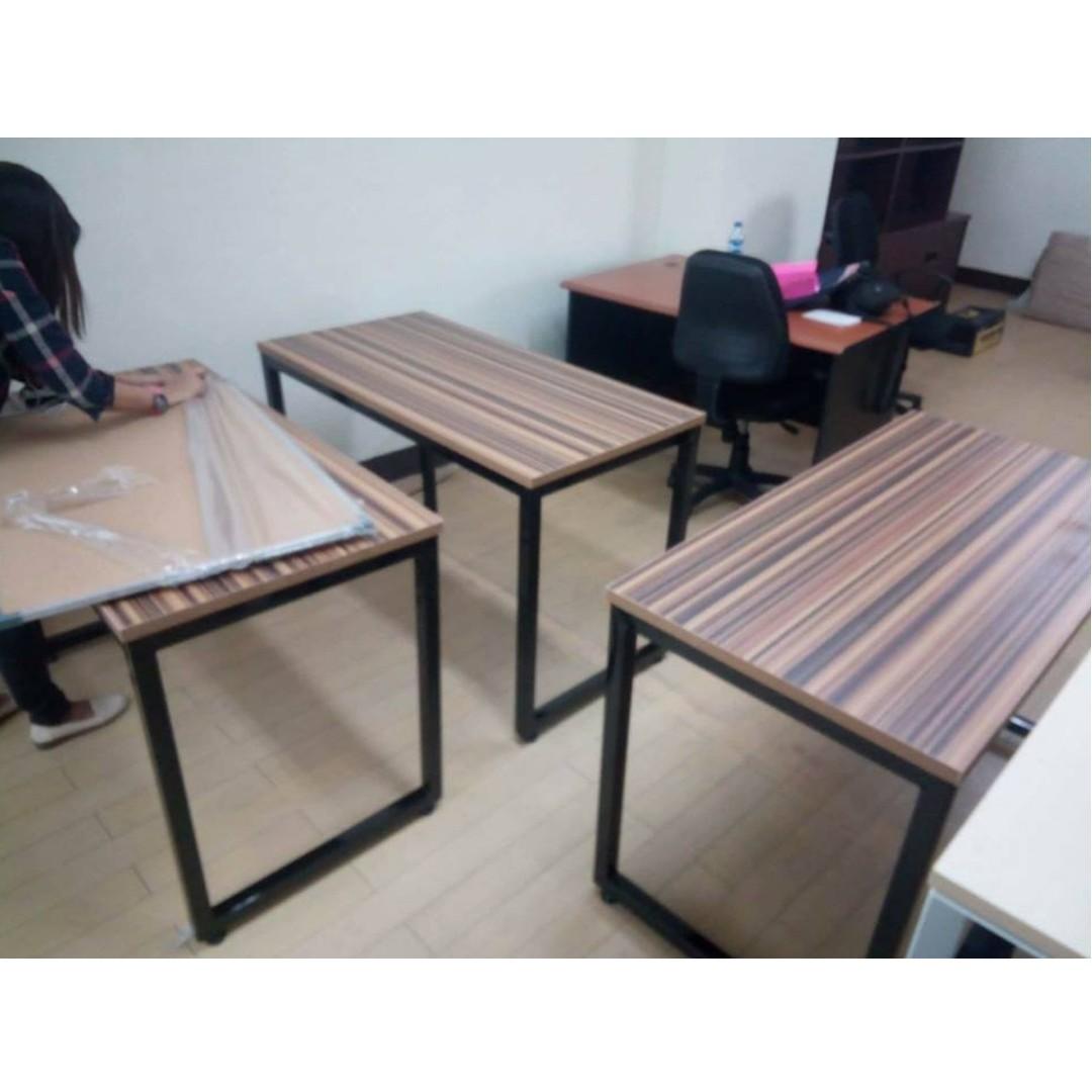 Customized Table (Metal Legs) MDF Board, Furniture & Home Living ...