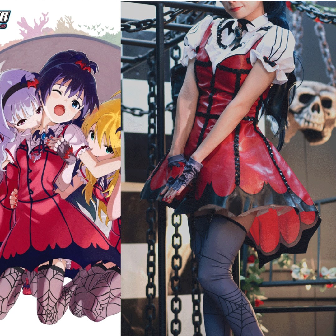 Vampire Girl Halloween Costume Japan Cosplay Kyun Vampire Girl idolm ...