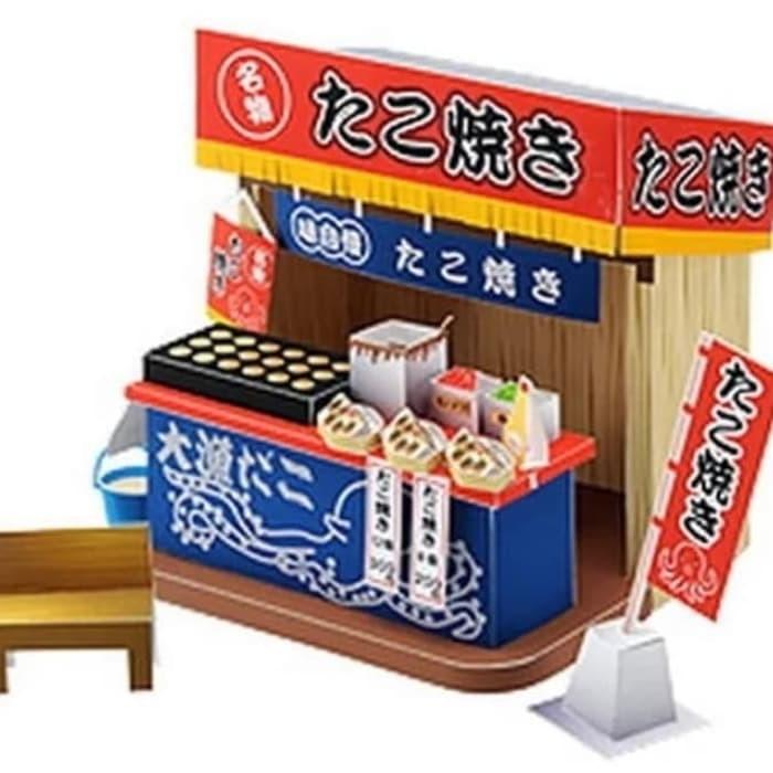 DIY MINIATUR PAPERCRAFT KEDAI TAKOYAKI JEPANG, Toys & Collectibles ...