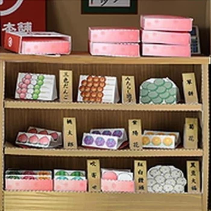 DIY MINIATUR PAPERCRAFT TOKO KEMBANG GULA JEPANG, Toys & Collectibles ...