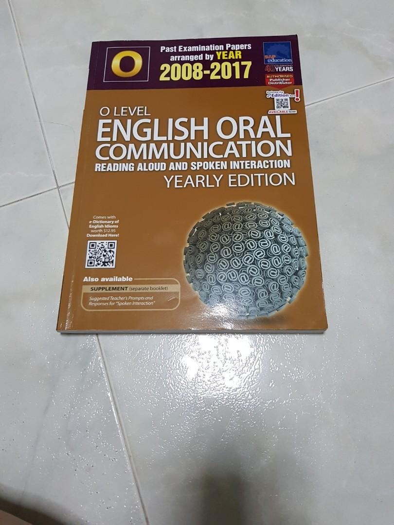 English Oral Communication 'O' level, Hobbies & Toys, Books & Magazines ...
